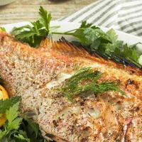 Delicious Smoked Whole Snapper with Chimichurri Recipe